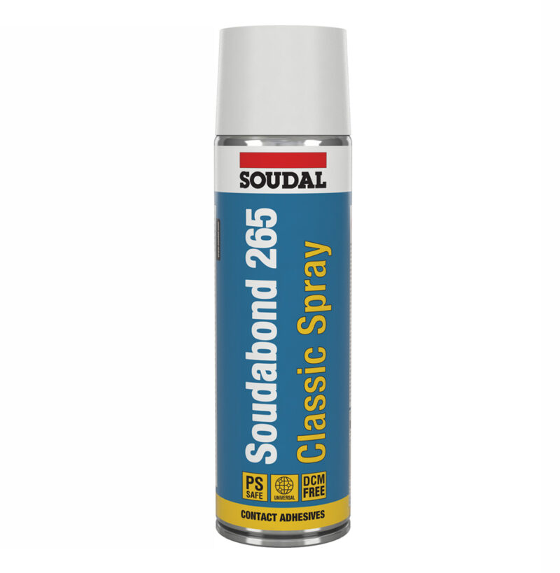 Soudal Spray adhesive 500 ml. Fastening at jacket surface cloth ...